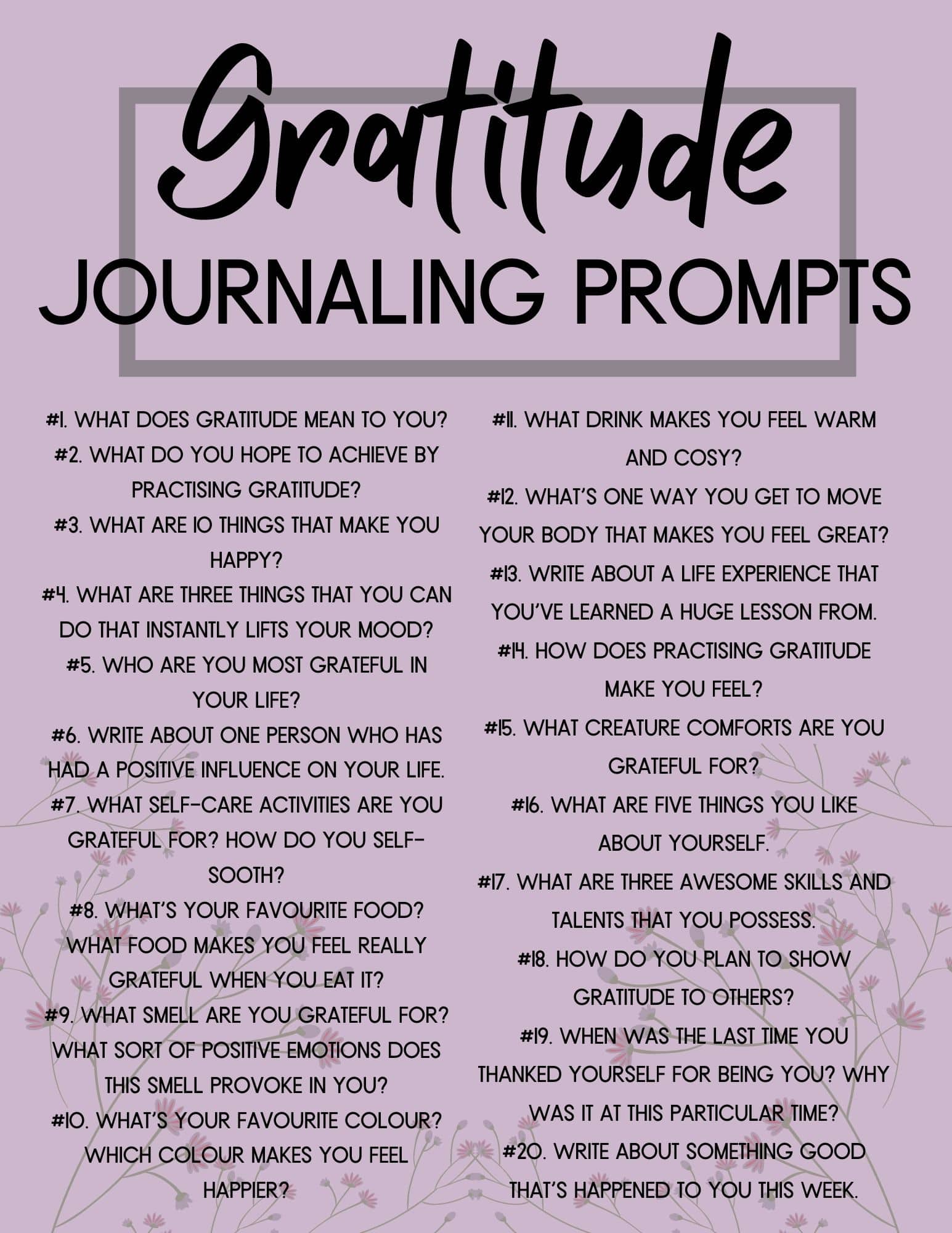 Digital Prints Well being Prompts Well being And Happiness Journal